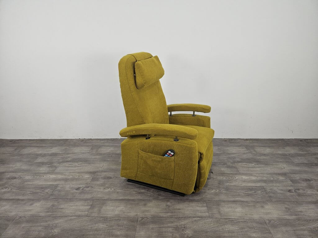 #543 Sta-op stoel 570 - mosterd - geel - Zeker Zit, sta-op stoel huren